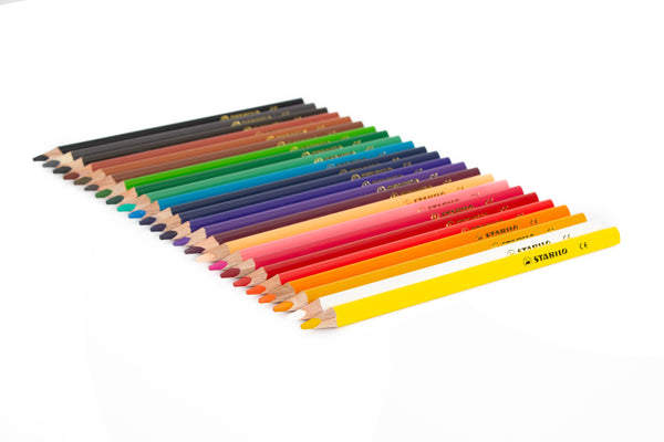 LÁPICES DE COLORES TRIO EXTRA GRUESOS X 24 UND. – Tienda UTIL
